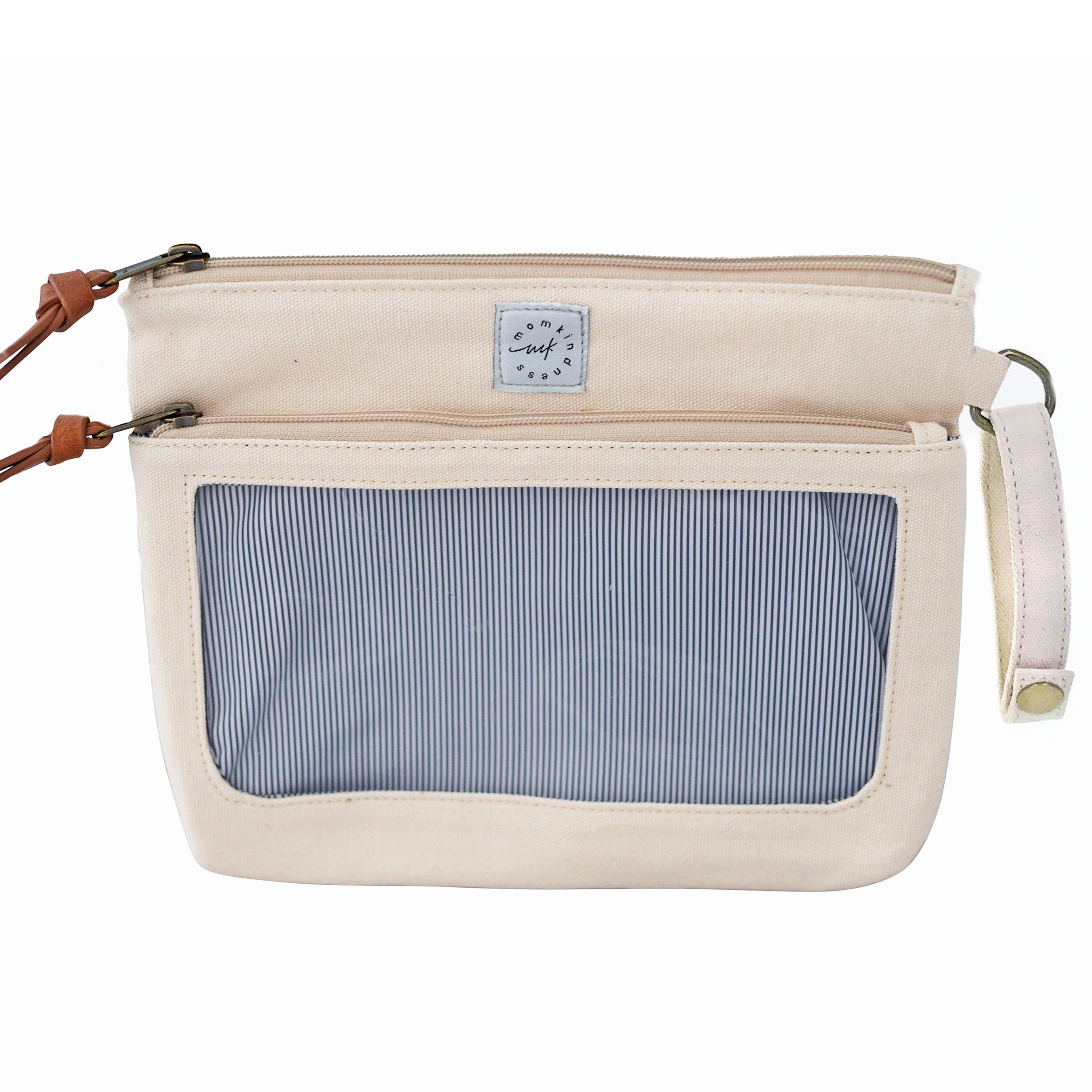 Ivory White Zipper Pouch: The Ultimate Organizer for Every Need ...